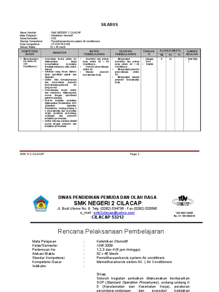 3.8 Menerapkan Cara Perawatan Sistem Air Conditioning (AC) | PDF