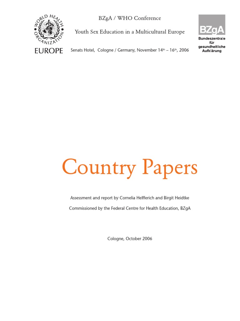 Country Papers Fragebogen | Download Free PDF | Sex Education | Human ...