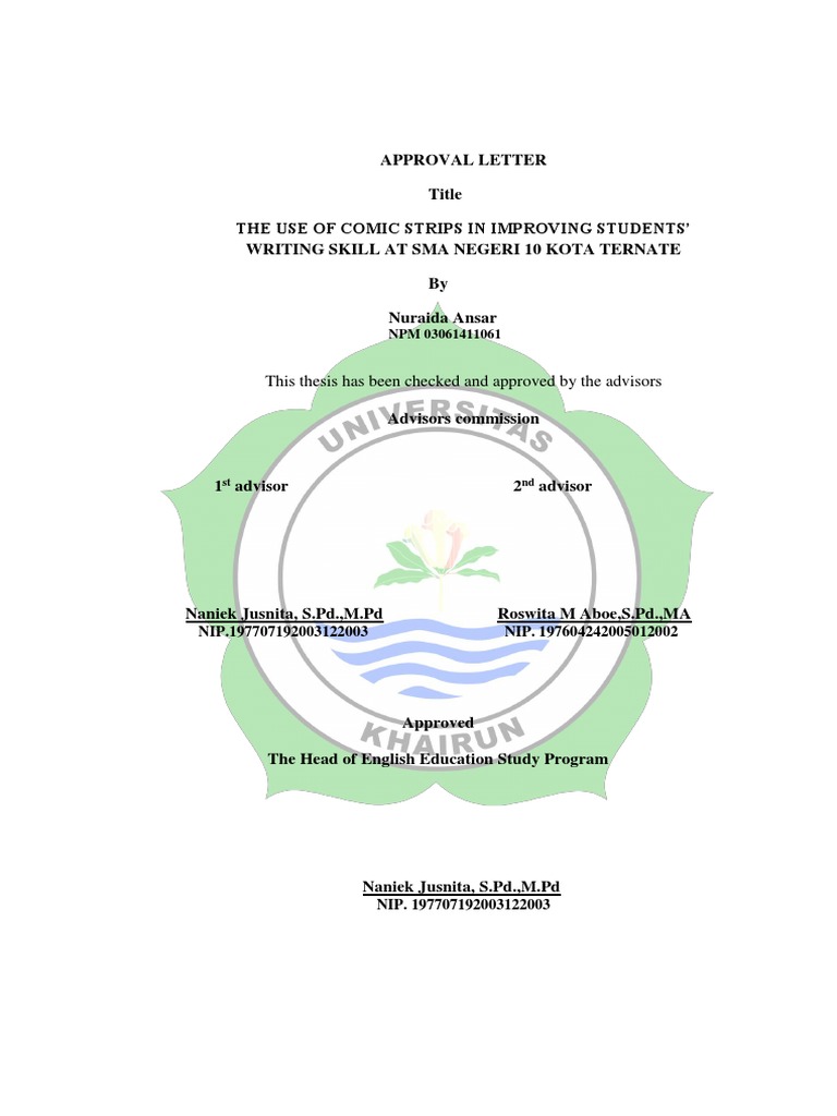 Approval Letter | PDF