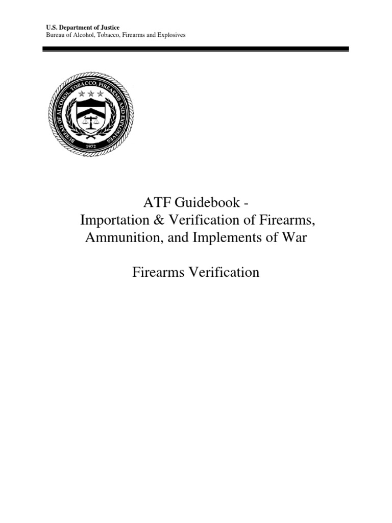 ATF Guidebook | Download Free PDF | Shotgun | Firearms