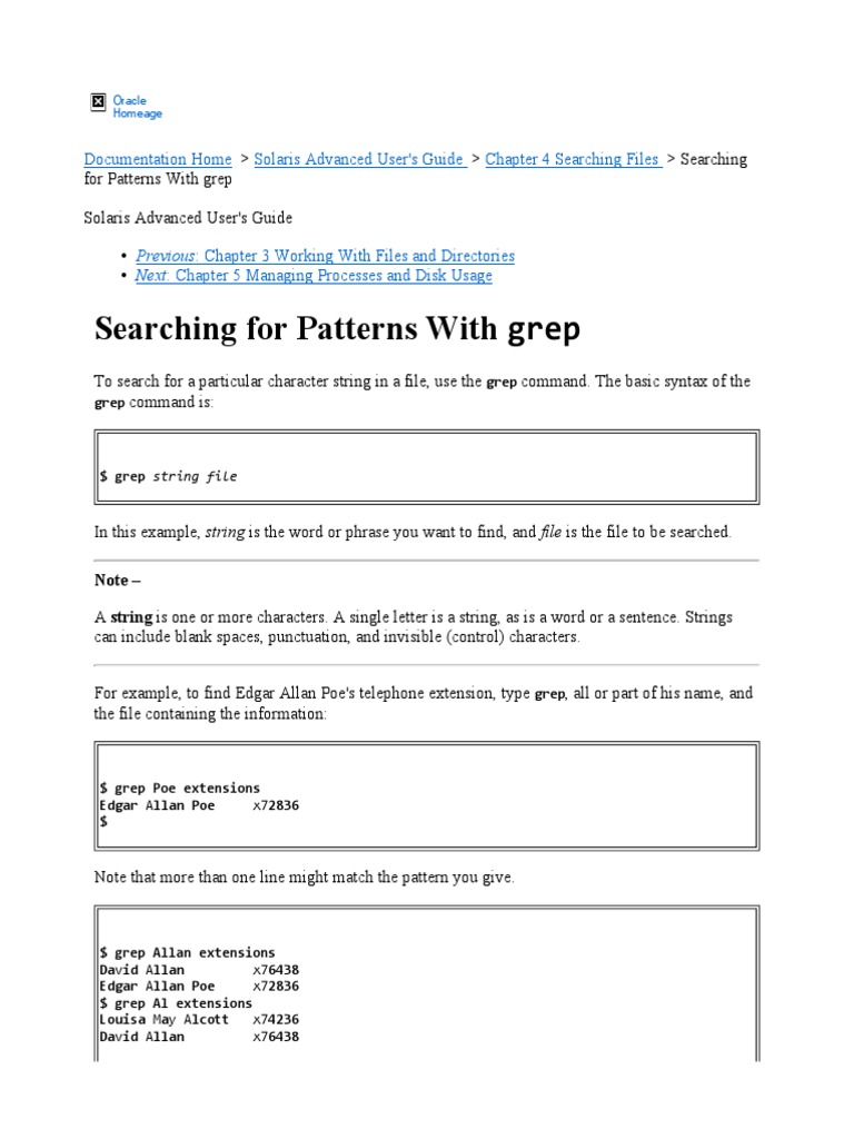 Grep Command in Linux | PDF | Regular Expression | Computer File
