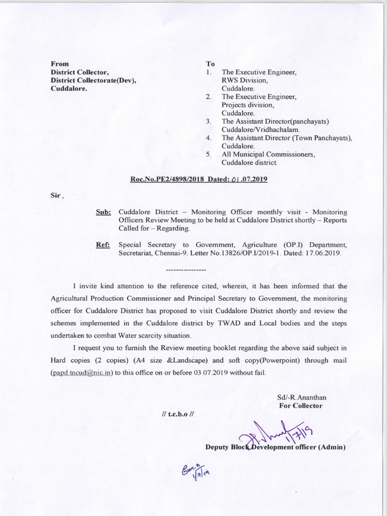 Monitoring Officer Visit | PDF | Government