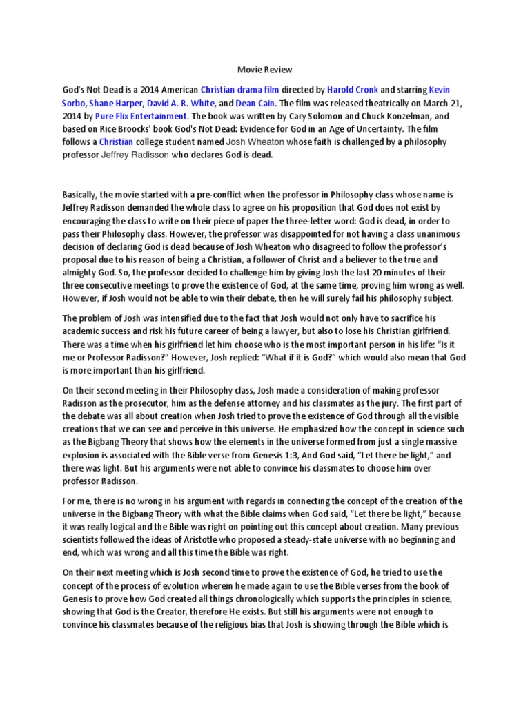 Christian Drama Film Harold Cronk Kevin Sorbo Shane Harper David A. R ...