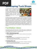 Healthy Tuck Shop Guide for Schools | PDF | Fat | Foods