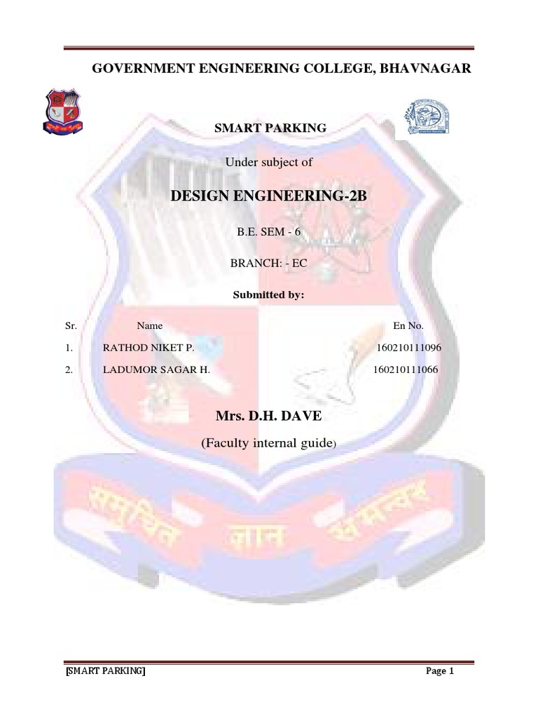 Design Engineering-2B: Government Engineering College, Bhavnagar | PDF | Innovation | Light ...
