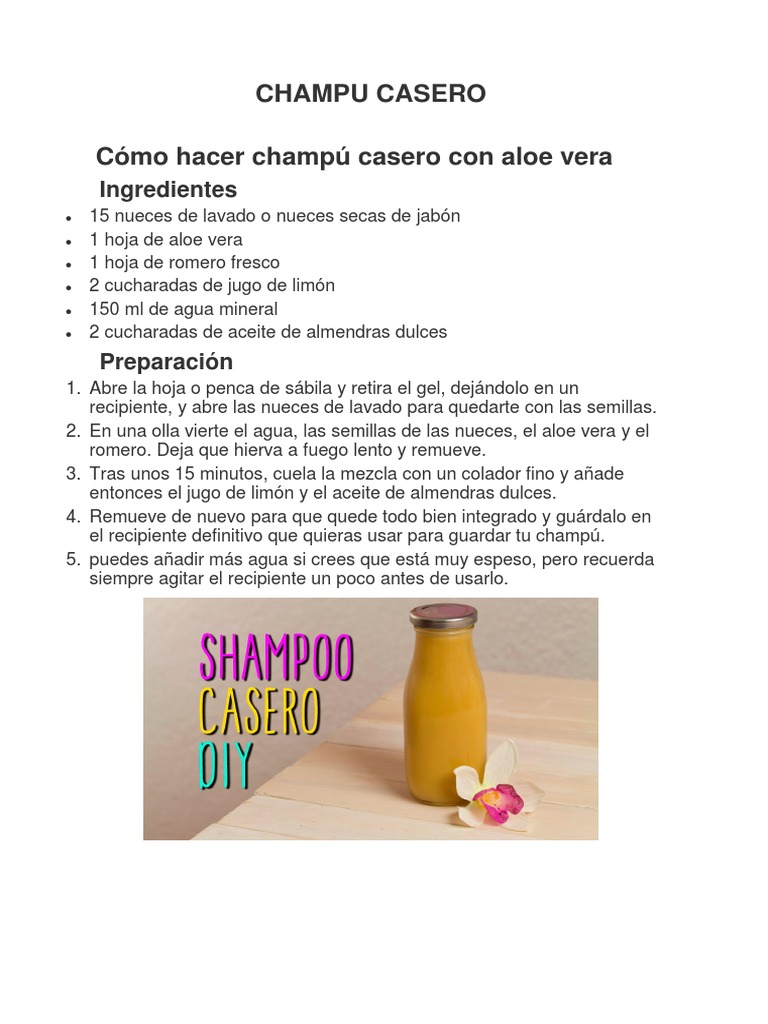 Champu Casero