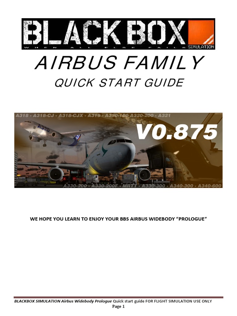 BlackBox Airbus Setup Guide V0.85 | Download Free PDF | Aircraft Flight ...