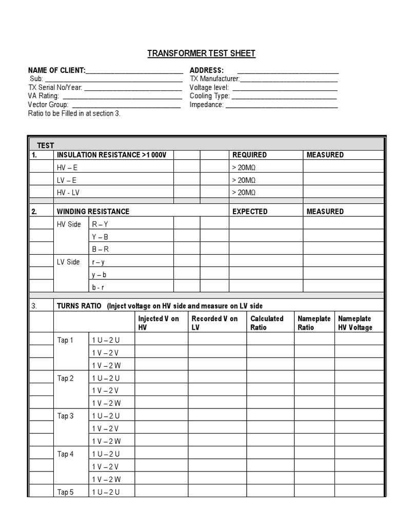 Dry TX Test Report | PDF