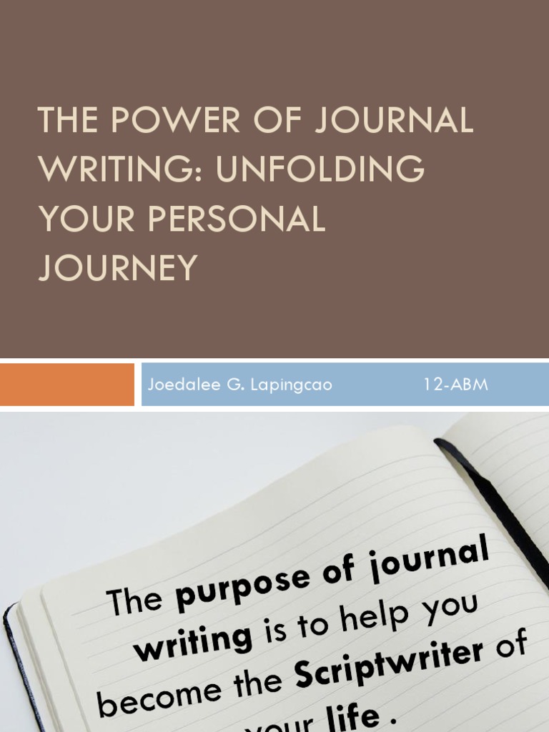 The Power of Journal Writing | PDF