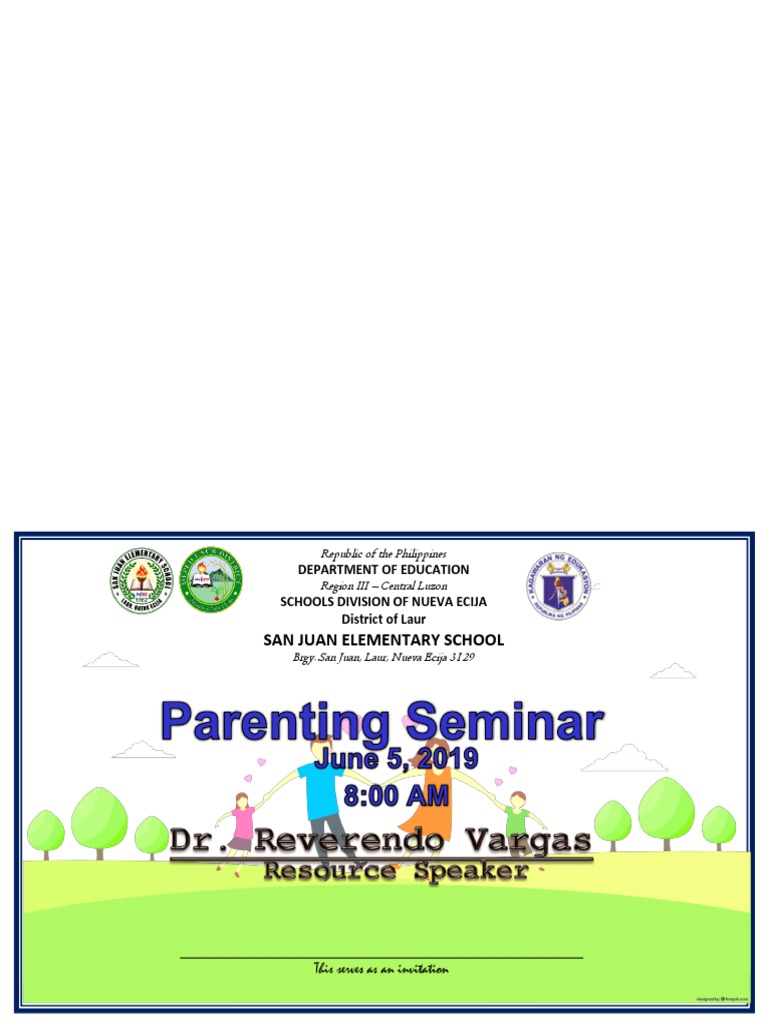 Parenting Seminar Program in Laur | PDF