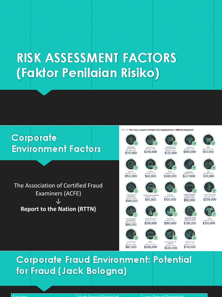 Risk Assessment Factors (Faktor Penilaian Risiko) | PDF | Business ...