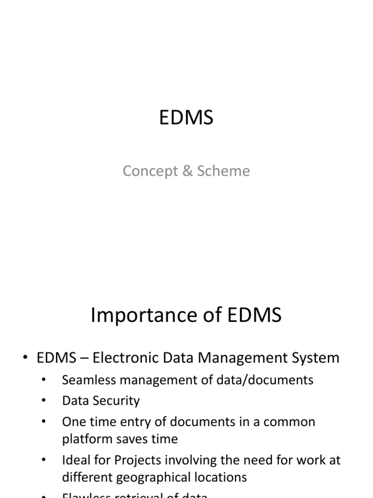 EDMS | PDF | Information Science | Computing