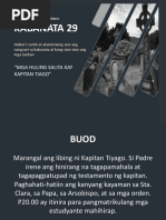 Kabanata 28 El Filibusterismo 1 | PDF
