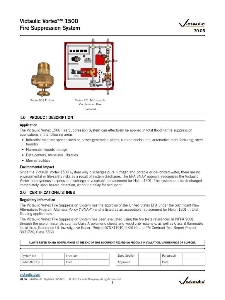 70.06 - Vortex 1500 System | PDF | Trademark | Patent