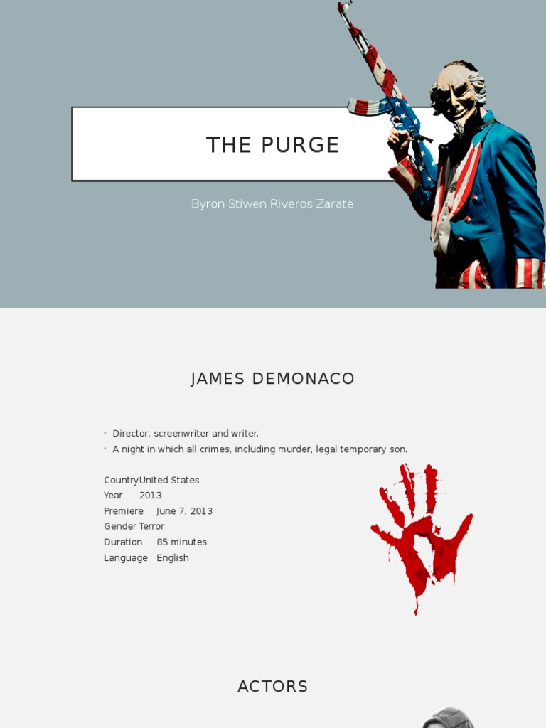 The Purge: 2013 Horror Film Overview | PDF