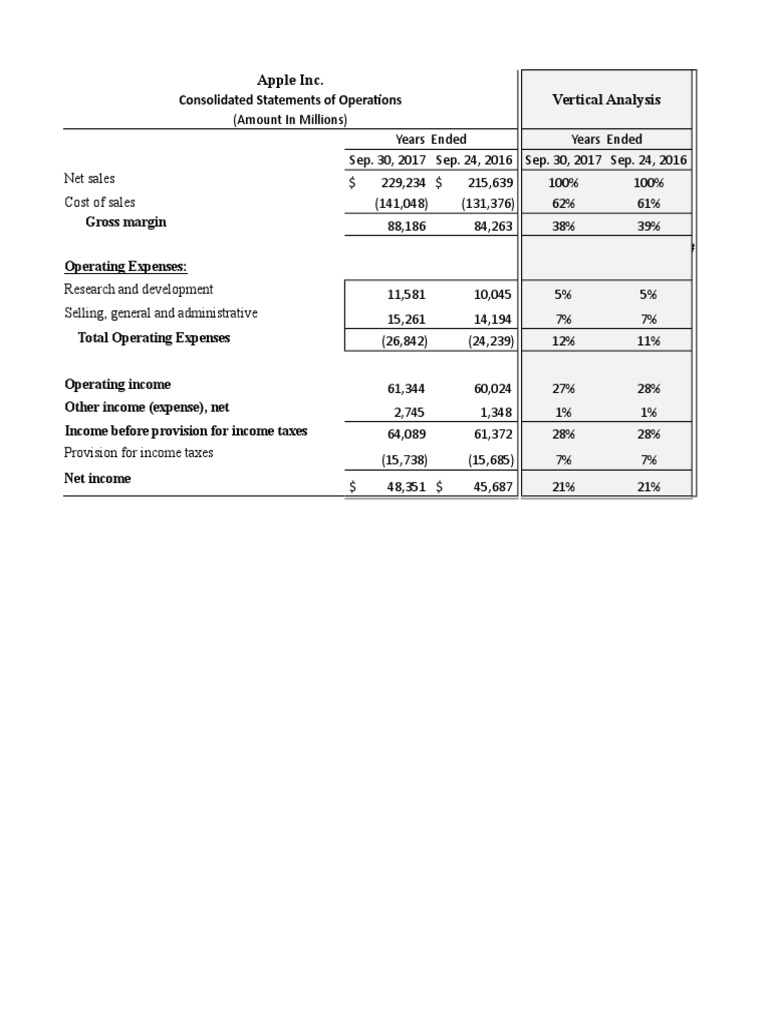 Apple Inc. Financial Statements Analysis | PDF | Revenue | Equity (Finance)
