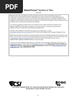 Csi Codes | PDF | Hvac | Concrete