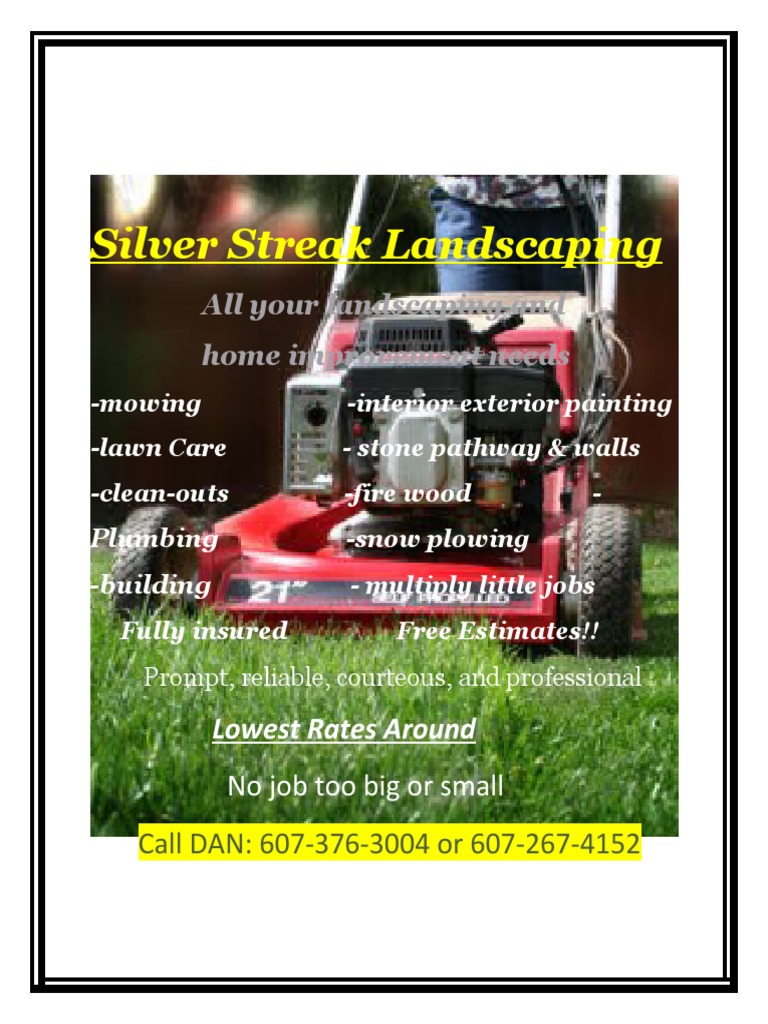 Silver Streak Landscaping | PDF