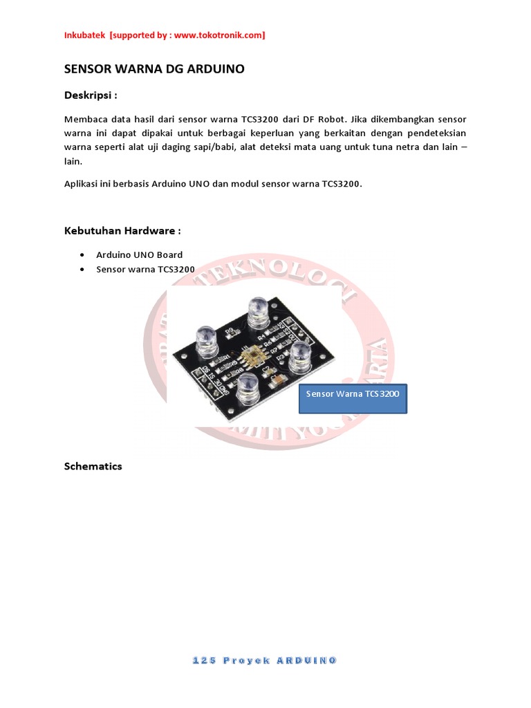 Sensor Warna DG Arduino | Download Free PDF | Arduino | Computer Hardware