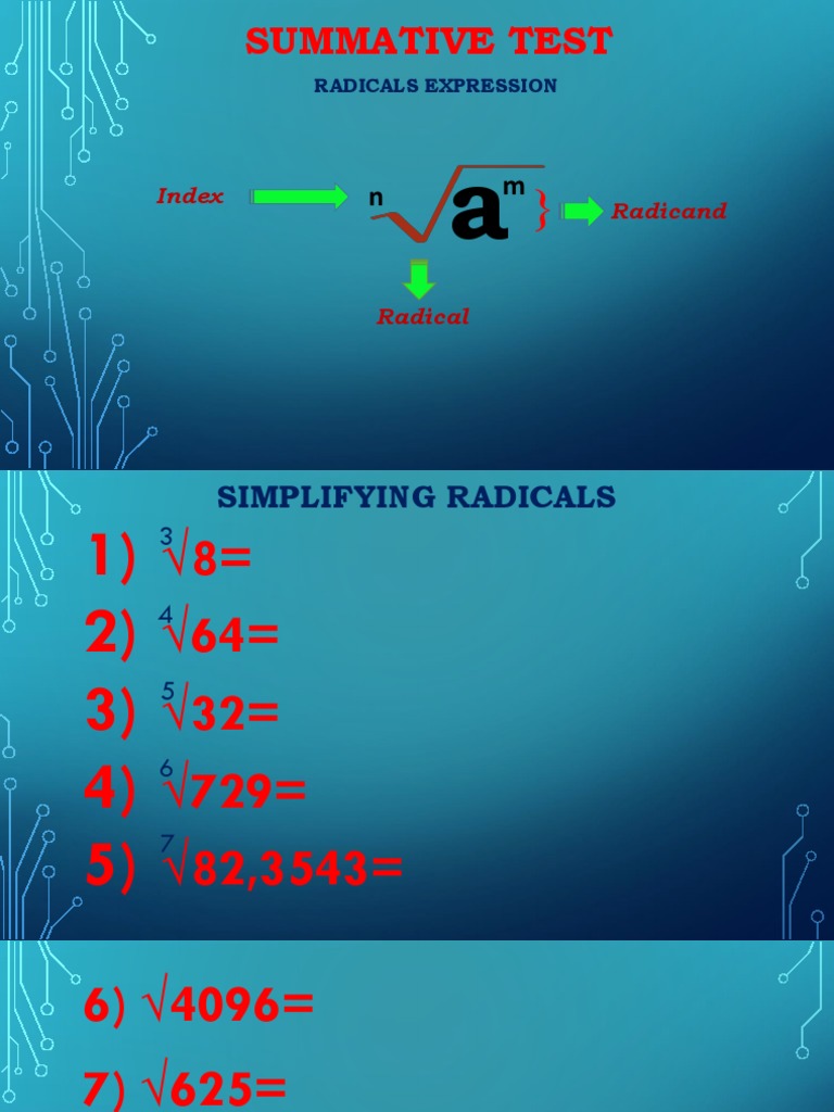 Mathematics Power Point Presentation | PDF