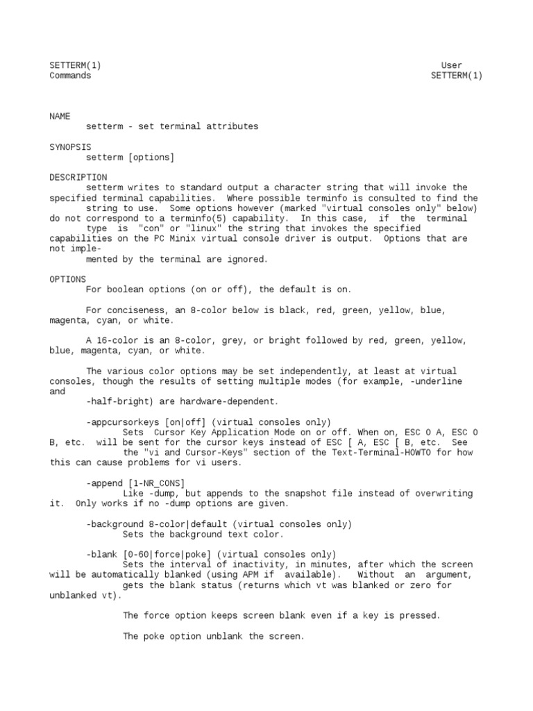 Como Configurar Terminales Texto en Linux | PDF | Computer Terminal | Command Line Interface