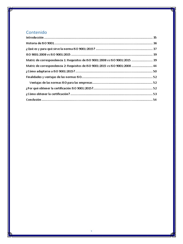 Iso 9001 2015 Pdf Gestión De La Calidad Calidad Comercial