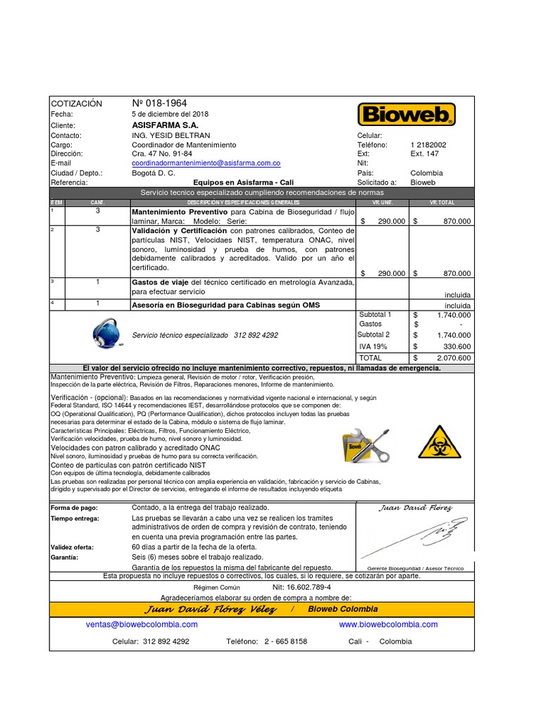 Bioweb Cabina | PDF | Business