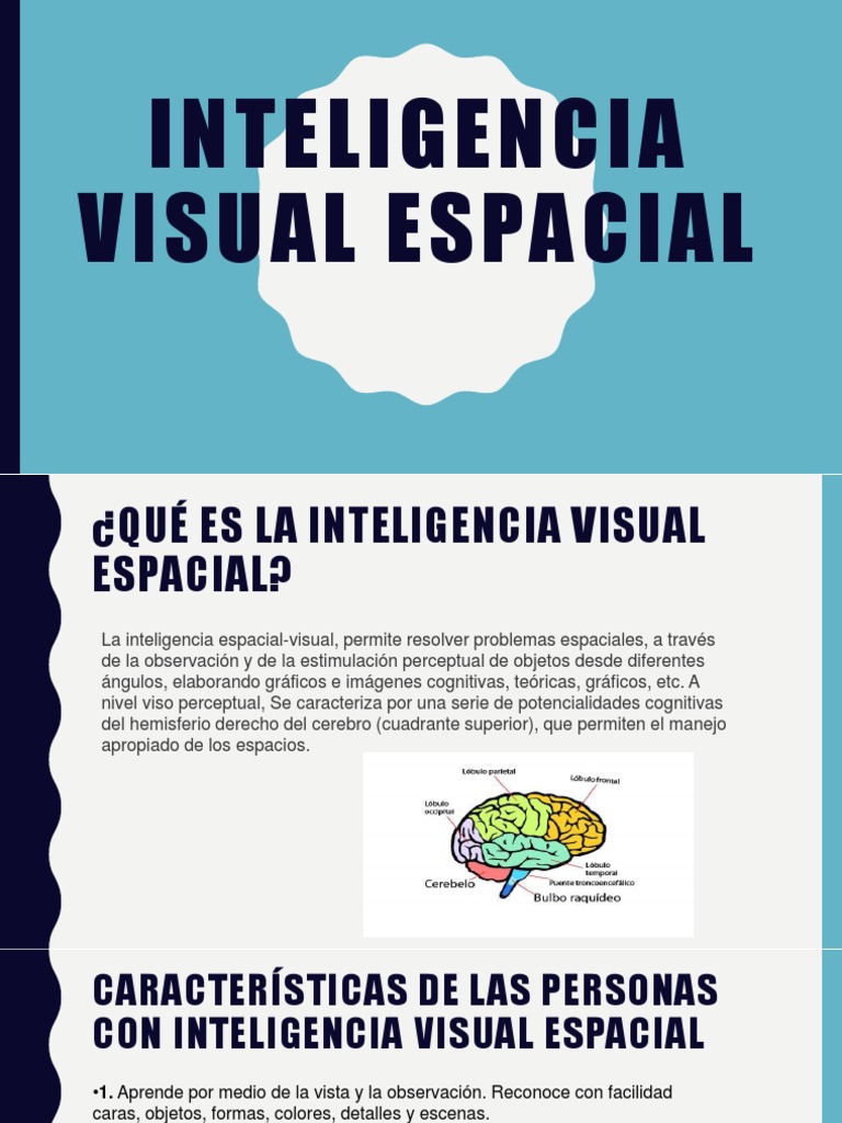 INTELIGENCIA Visual Espacial | PDF | Inteligencia | Diseño