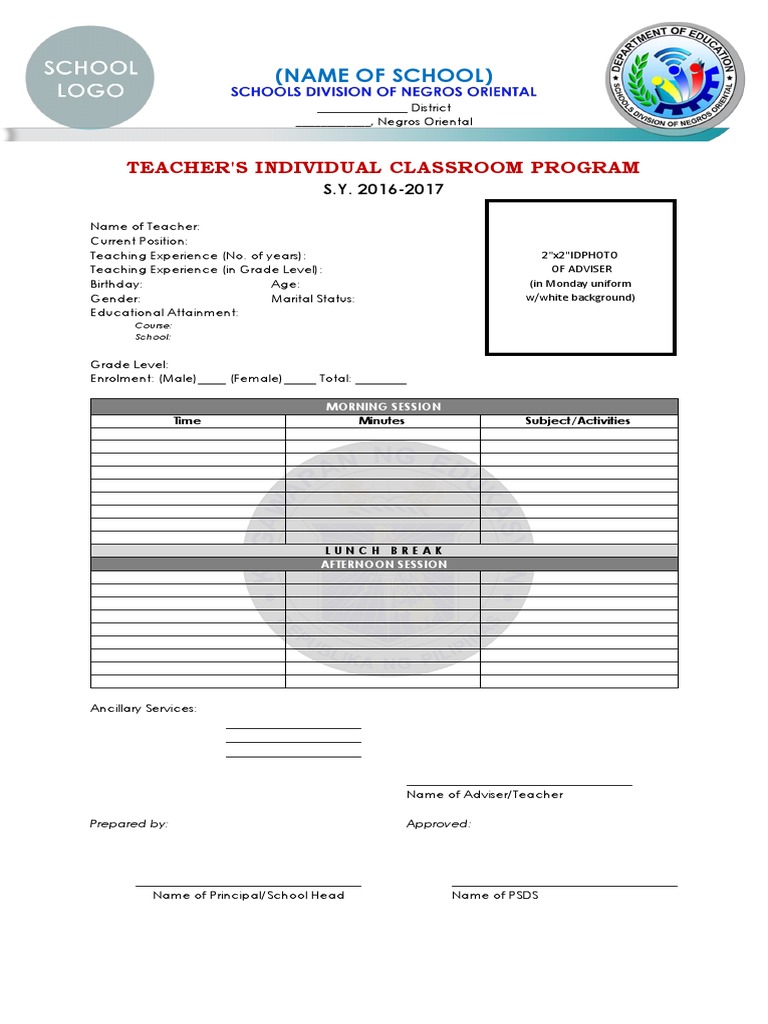 Teachers Classroom Program | PDF