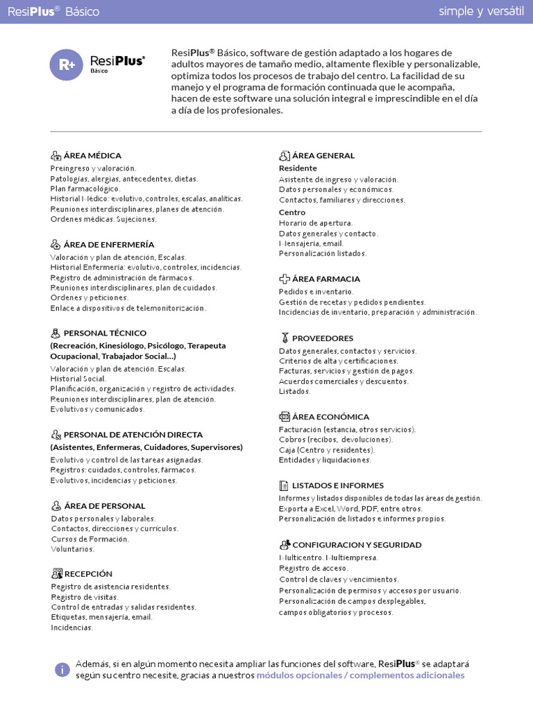 Resiplus Basico | PDF | Enfermería | Software