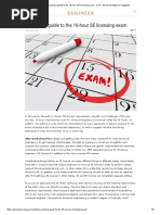 PE Civil Transportation Practice Exam - Sample | PDF | Test (Assessment ...