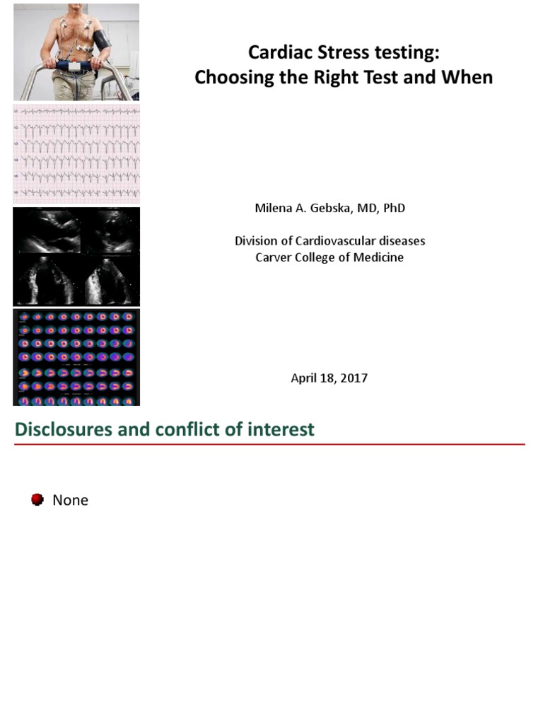 Cardiac Stress Test Selection Guidelines | PDF | Coronary Artery ...