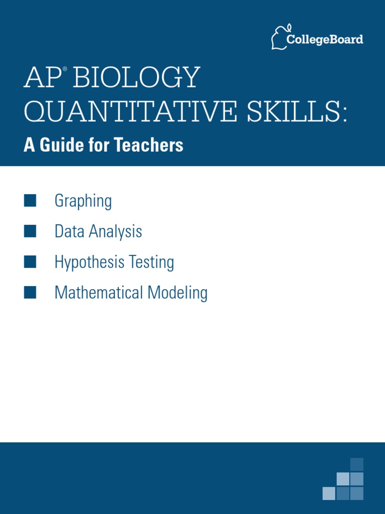 AP Bio Quantitative Skills Guide-2ndPrinting LKD PDF | PDF | Statistics ...