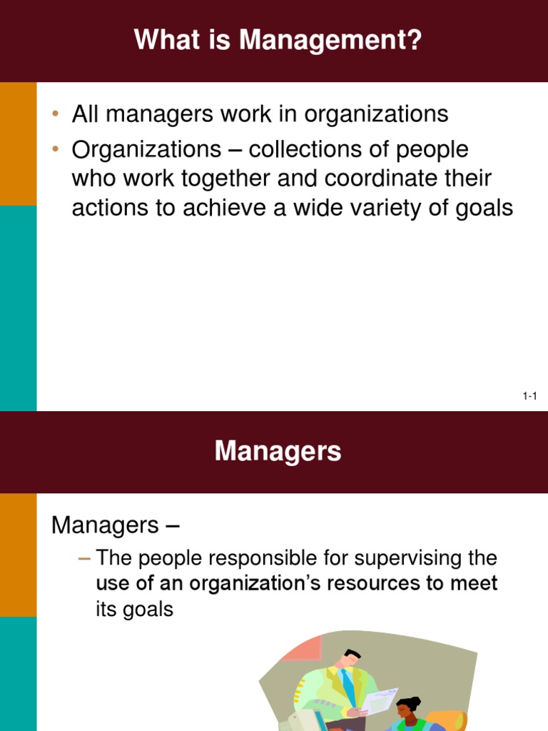 Principles of Management Power Point | PDF | Goal | Competitive Advantage