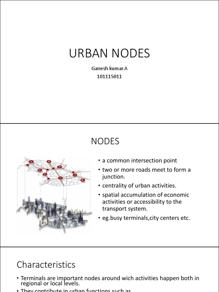 Urban Nodes: Ganesh Kumar.a 101115011 | PDF | Business | Art