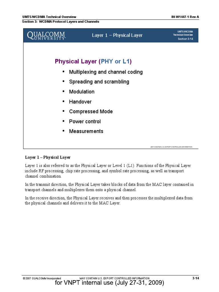 Physical Layer : PHY or L1 | PDF | Multiplexing | Computer Network