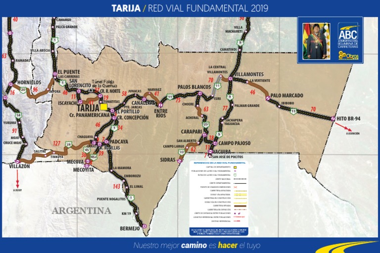 Mapa Tarija 2019 | PDF | Transporte por carretera | Transporte