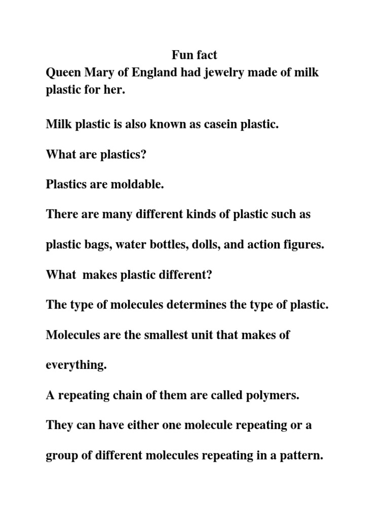 Casein Plastic | PDF | Polymers | Plastic