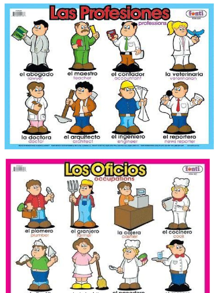 Profesiones Y Oficios Pdf