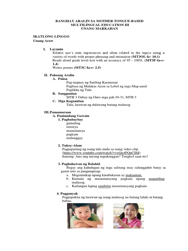 1st QTR Week 3 | PDF