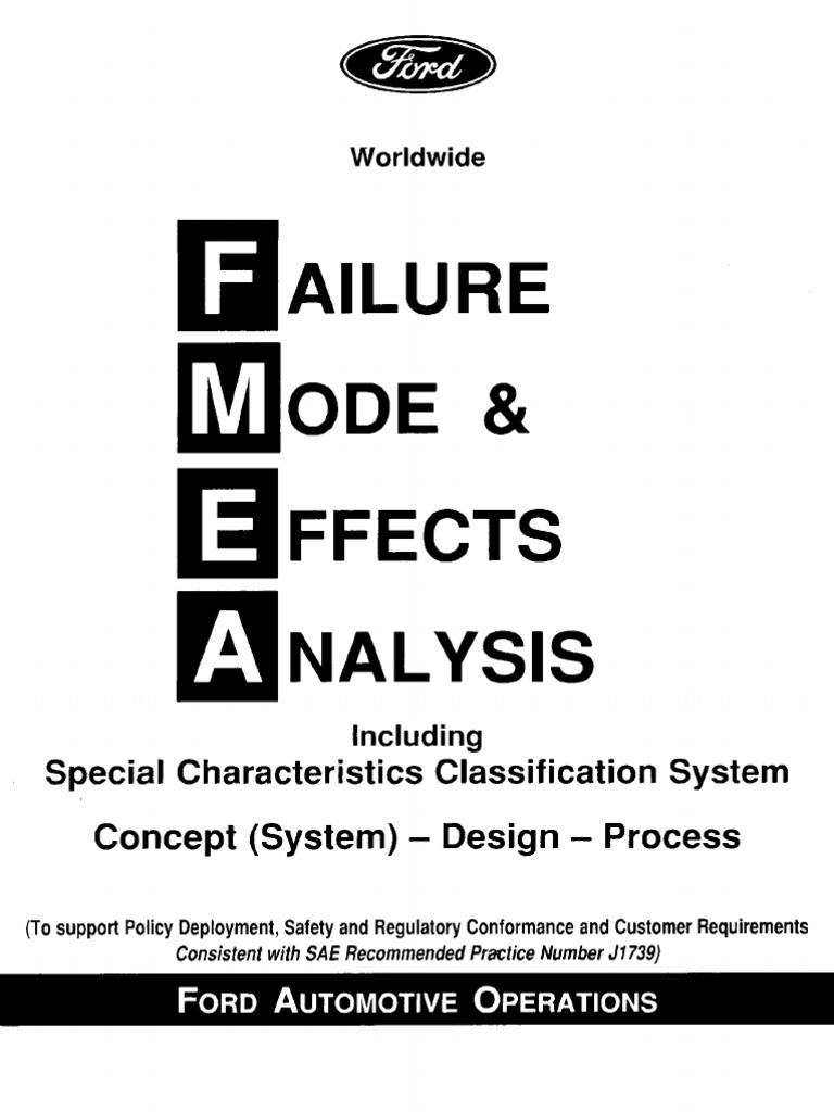 FMEA - Ford Manual | PDF