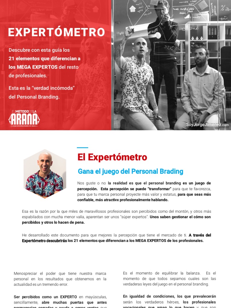 Expertometro 21 Claves para Convertirte en Un MEGA EXPERTO | PDF ...