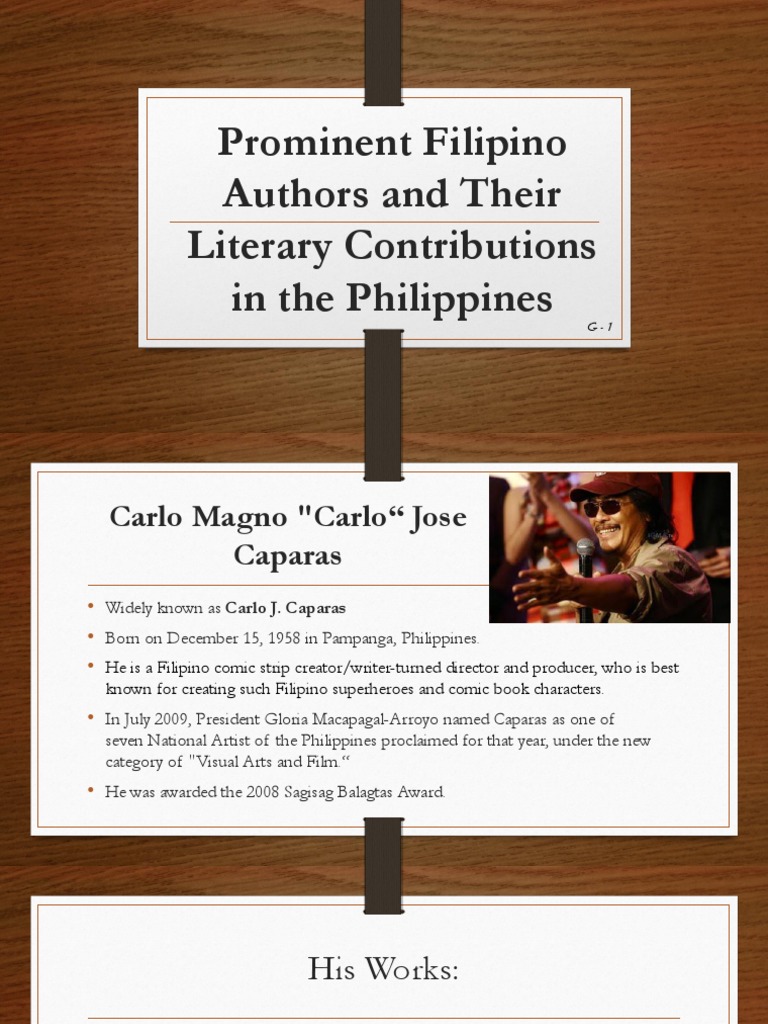 Prominent Filipino Authors and Works | PDF | Philippines
