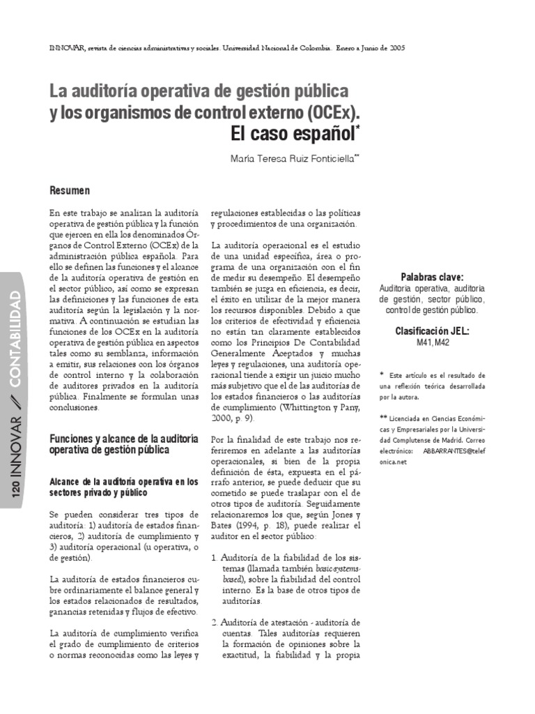 Auditoria De Estados Financieros Su Proceso Paso A Paso Pdf
