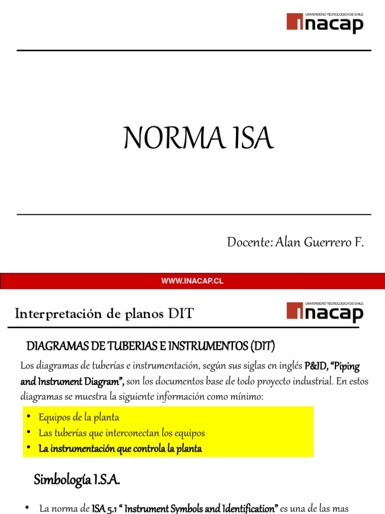 Simbologia Norma ISA Clase III