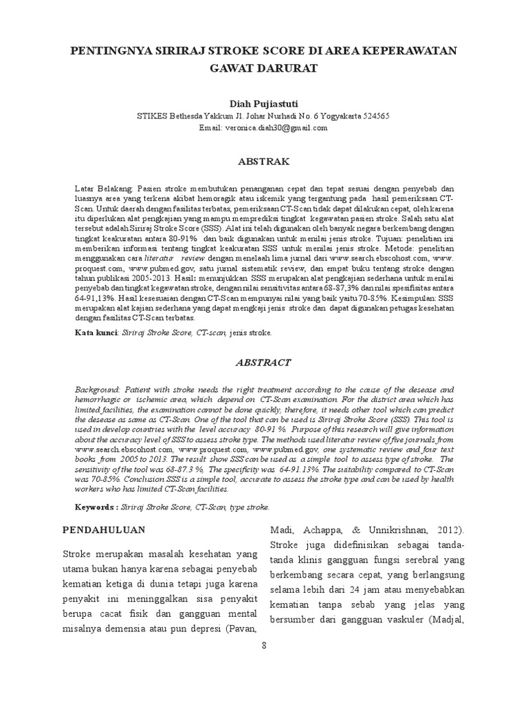 Siriraj Score | PDF