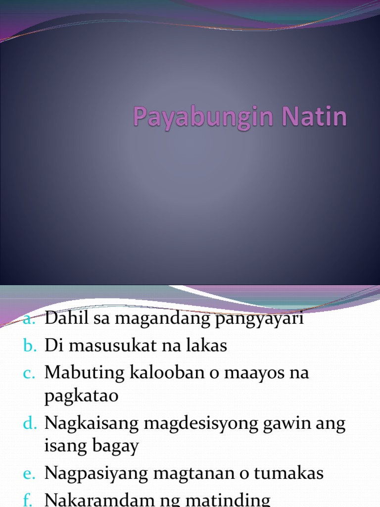 Payabungin Natin Aralin 2 Grade 8 | PDF Payabungin Natin Aralin 2 Grade 8 | PDF