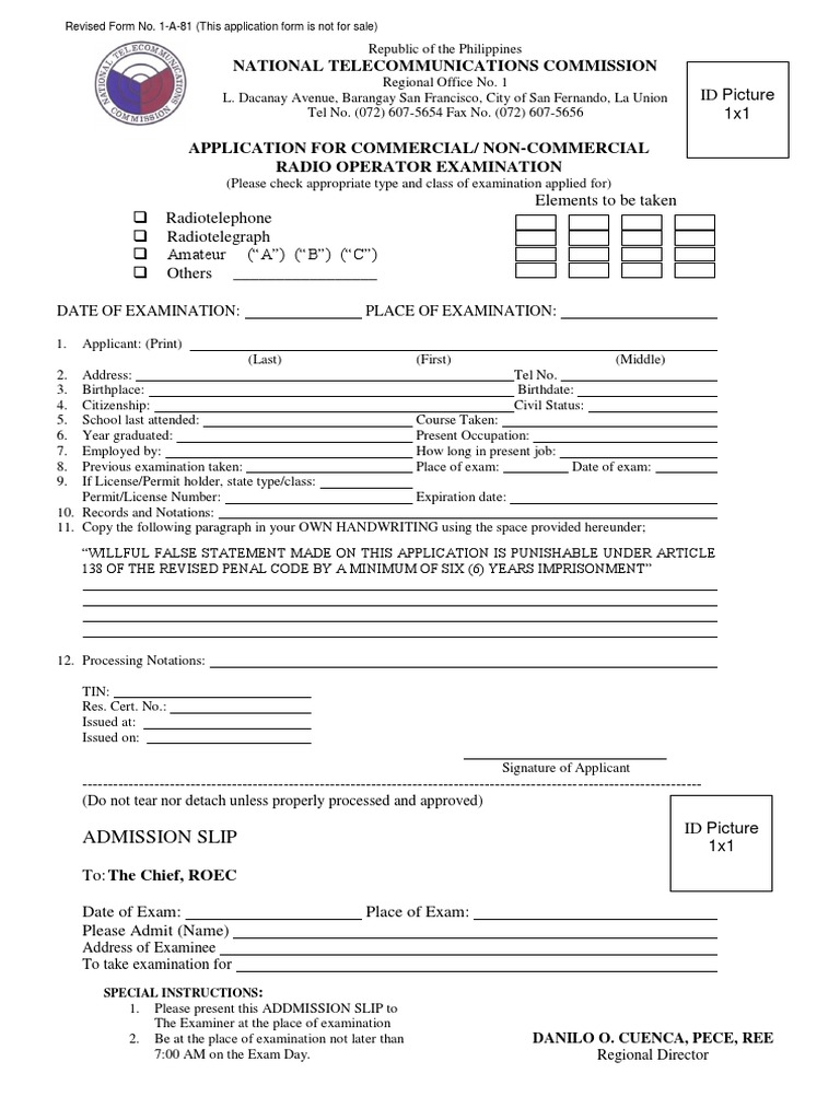 Application Form For Examination | PDF | Social Institutions | Social ...