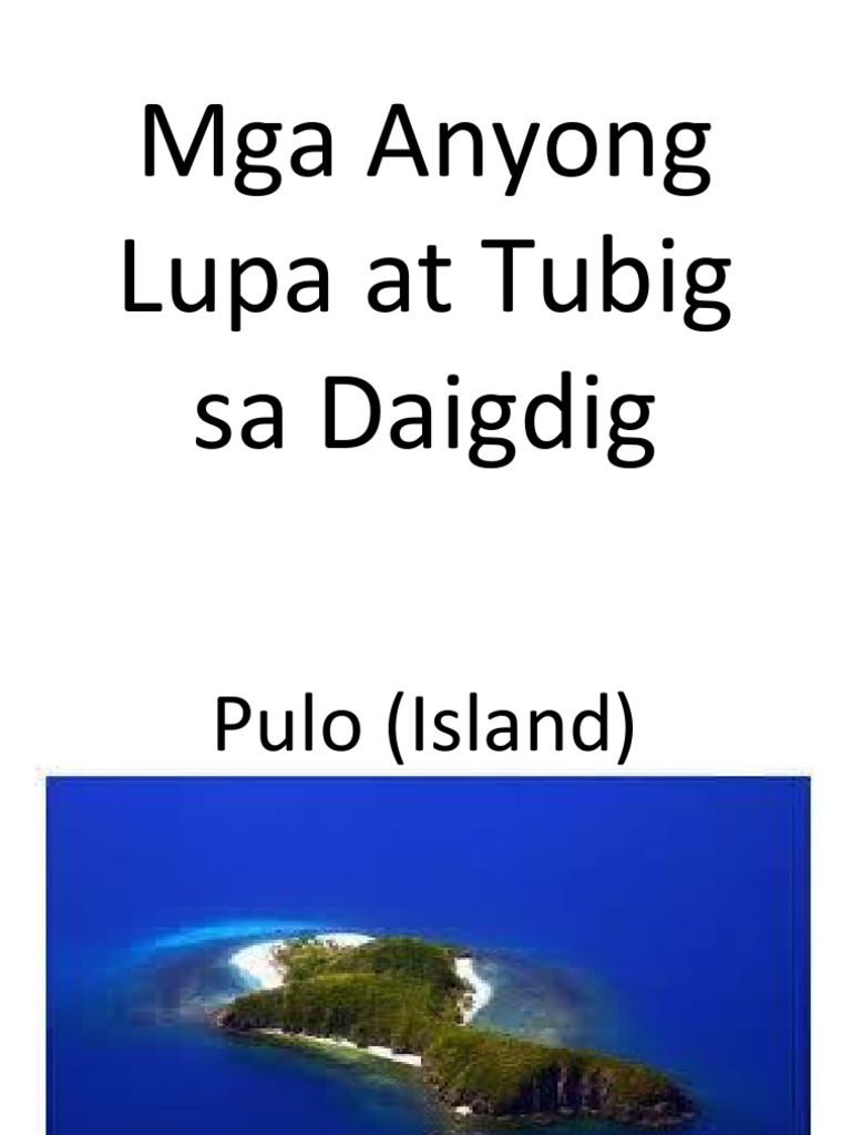 Anyong Lupa Kapuluan