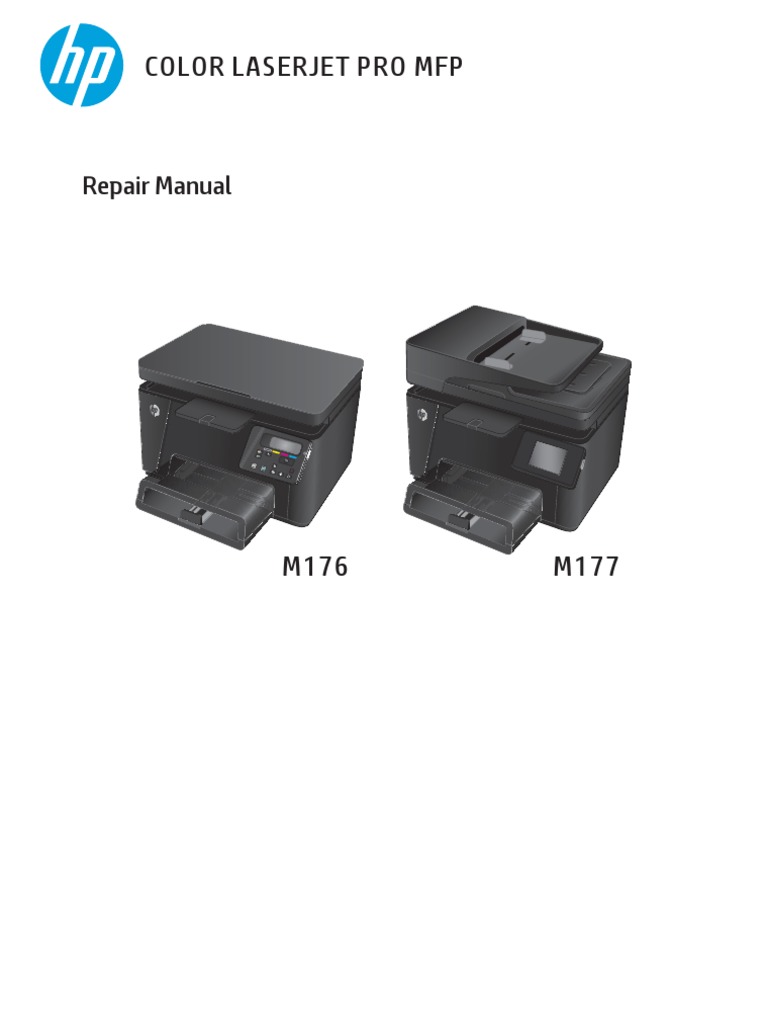 HP Color Laserjet Pro m176 | PDF | Image Scanner | Office Equipment